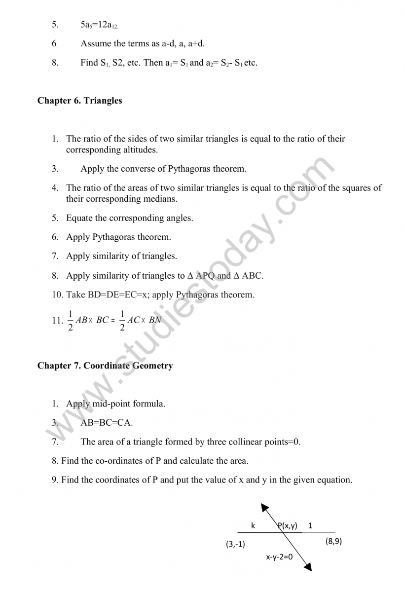 CBSE Class 10 Maths HOTs Question Bank Set C CBSE Class 10 Maths HOTs Question Bank Set C